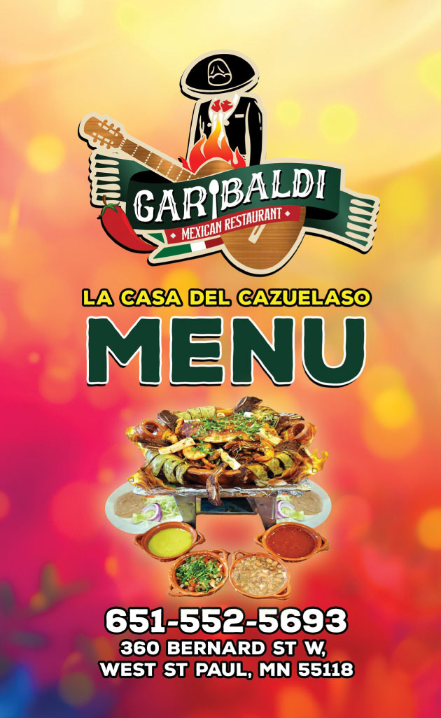 Menu - GARIBALDI MEXICAN RESTAURANT